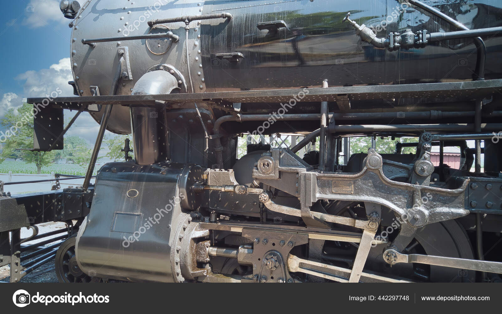 Restored Steam Engine Drive Gear — Stock Photo © actionphoto50 #442297748