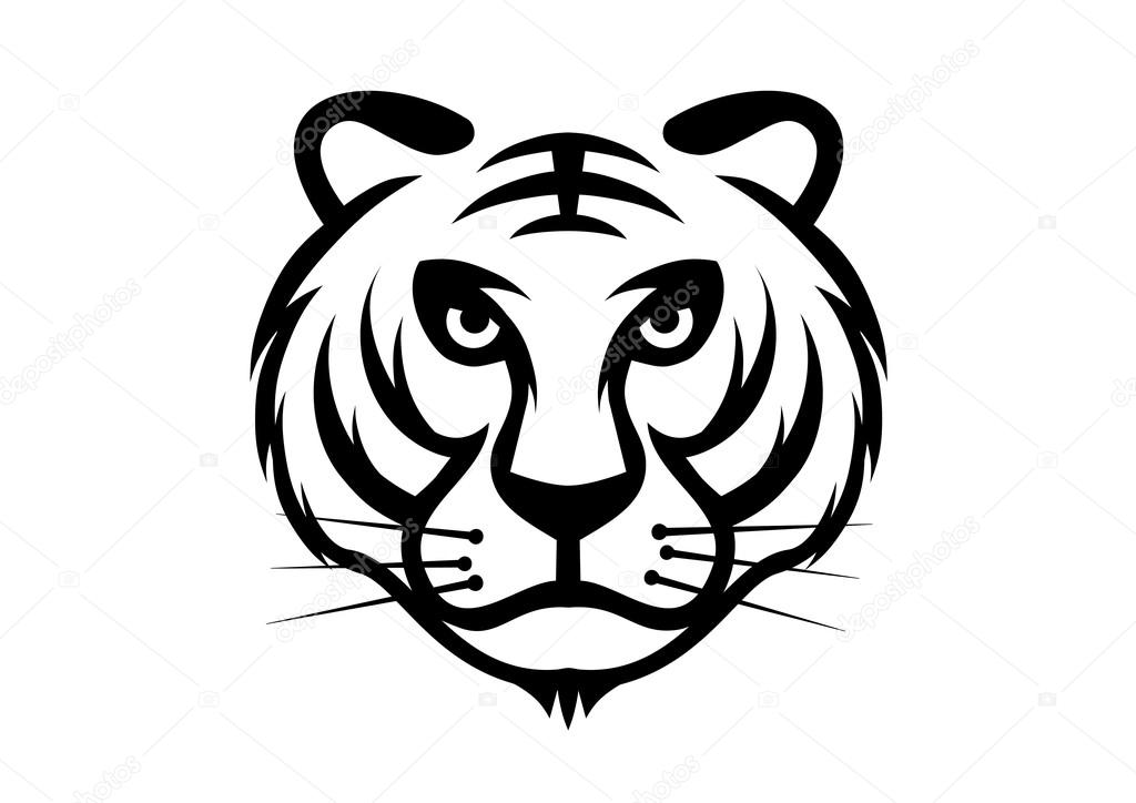 Tiger Face Vector Stock Vector Image by ©urazovsky.oleg #67871633