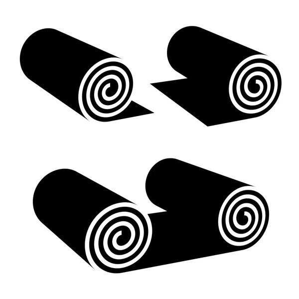 Roll of anything black symbol Stock Vector Image by ©happyroman #115467892