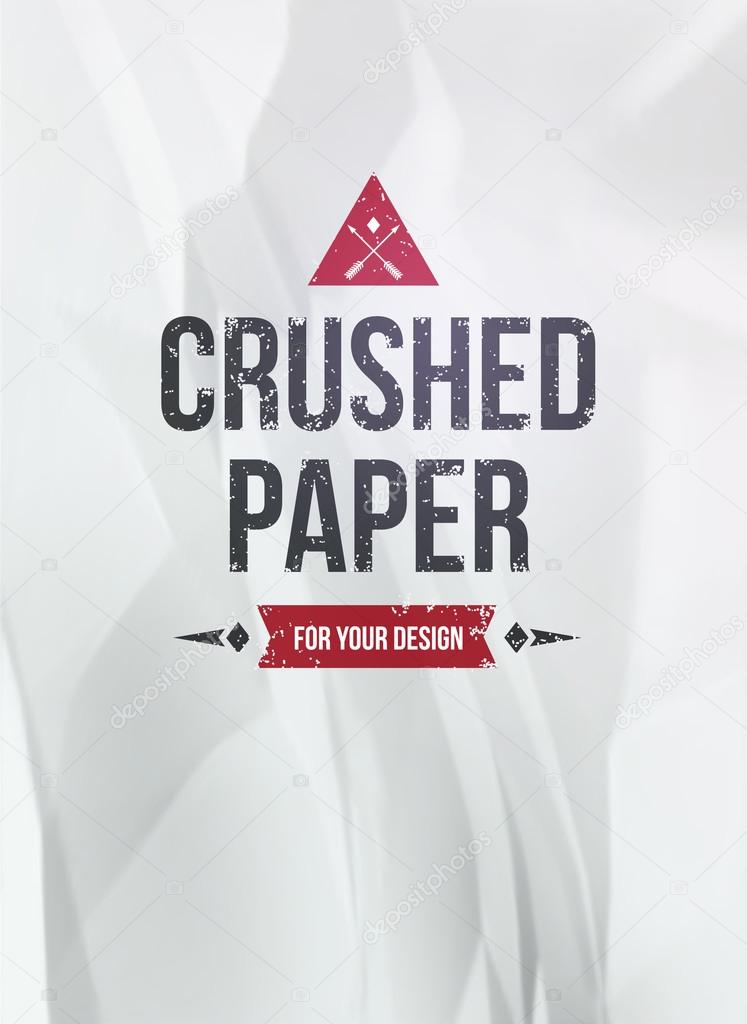White crushed paper texture Stock Vector Image by ©best_works #121981966