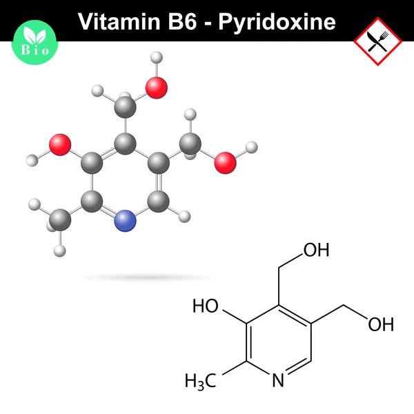 Niacin (vitamin B3 or PP) structural formula — Stock Vector © Leonid ...