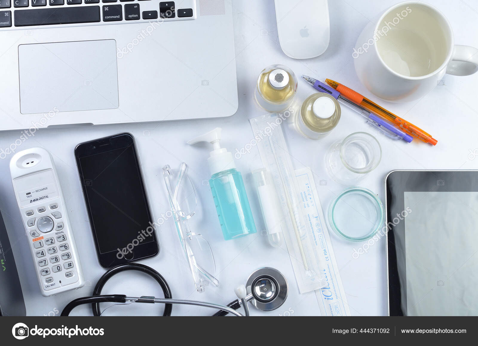 Testing Kit Result Using Rapid Test Device Covid 2019 Ncov Stock Photo ...