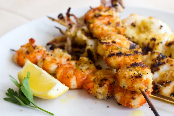 Grilled cuttlefish - Stock Image - Everypixel