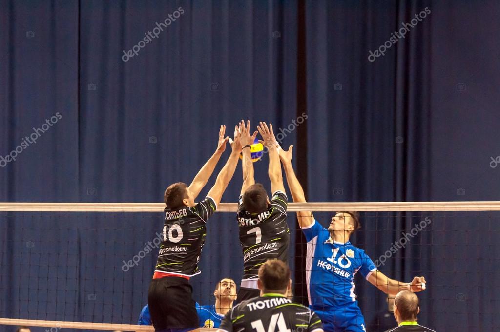 The game of volleyball, – Stock Editorial Photo © galkin57 #57098703