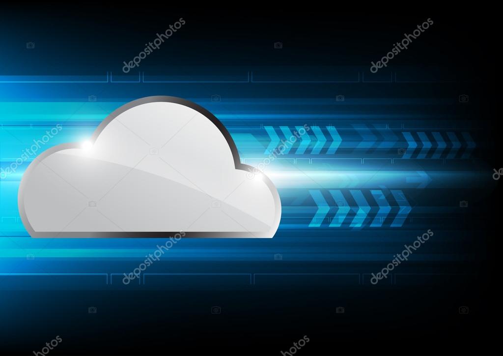 Hi - speed cloud computing technology — Stock Vector © fotographic1980 ...