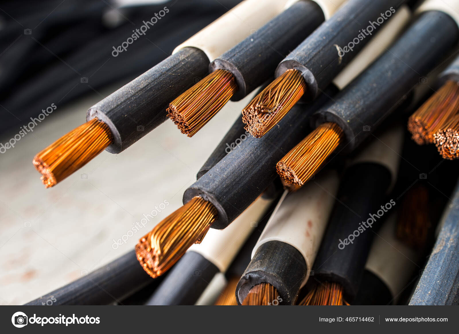 Bare Stranded Wires Stranded Wires Table Stock Photo by ©Posonsky 465714462