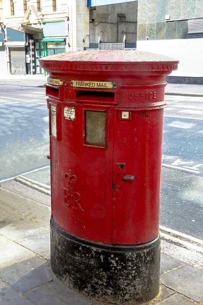 Traditional English red mailbox — Stock Photo © kazyavka #2411483