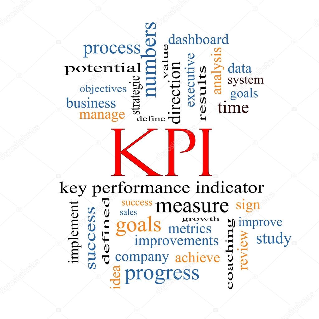 KPI Word Cloud Concept Stock Photo by ©mybaitshop 52497823