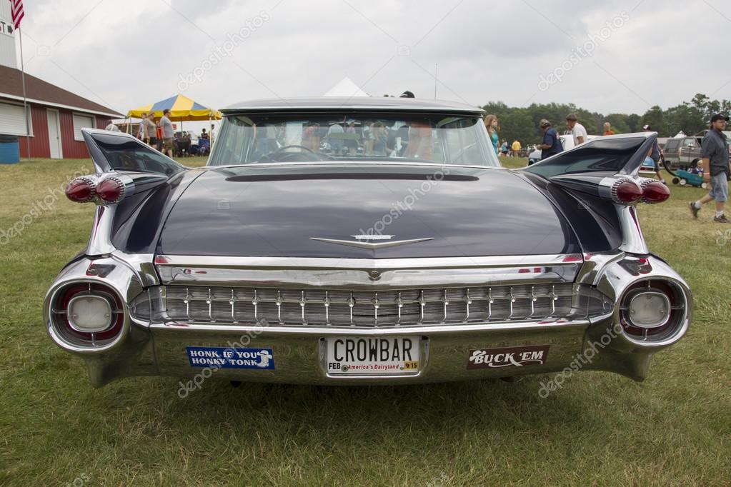 1959 Cadillac Flat Top Car Rear view — Stock Editorial Photo ...