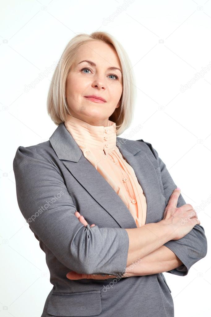 Middle-aged business woman Stock Photo by ©victoreus 107626286