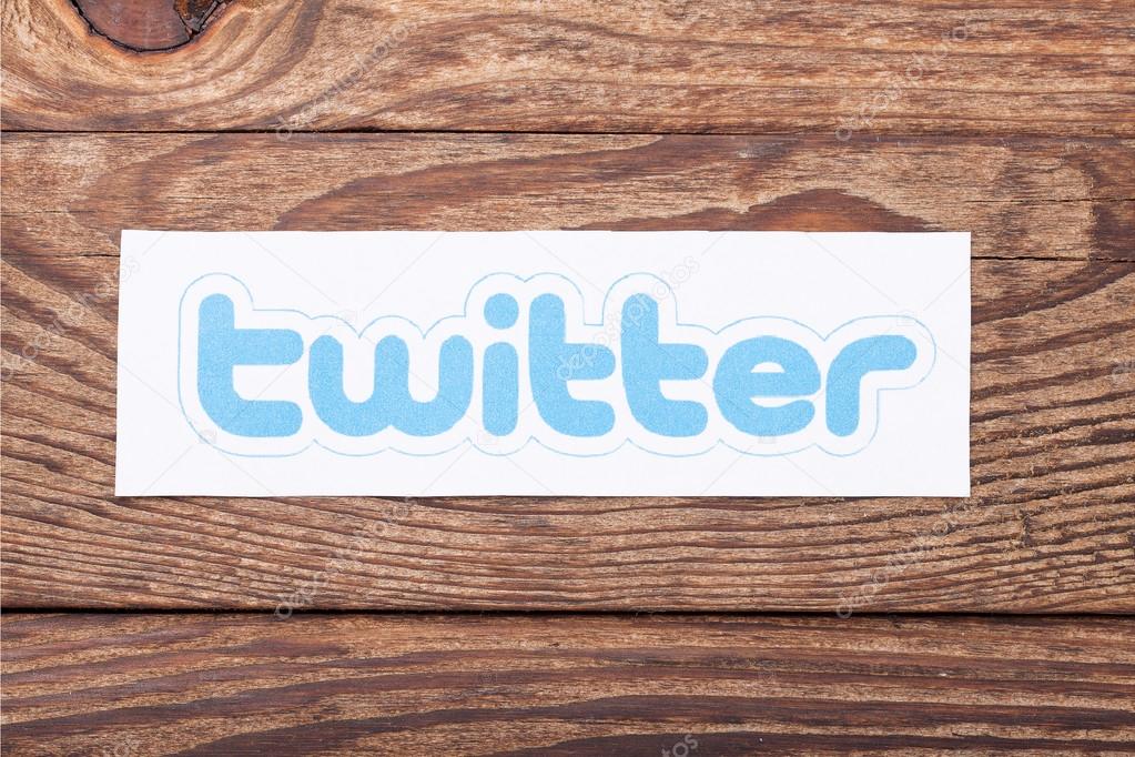 Twitter logotype printed on paper – Stock Editorial Photo © victoreus ...