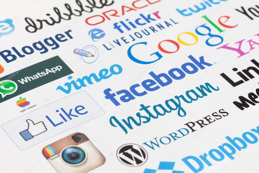 Popular social media – Stock Editorial Photo © victoreus #86626260