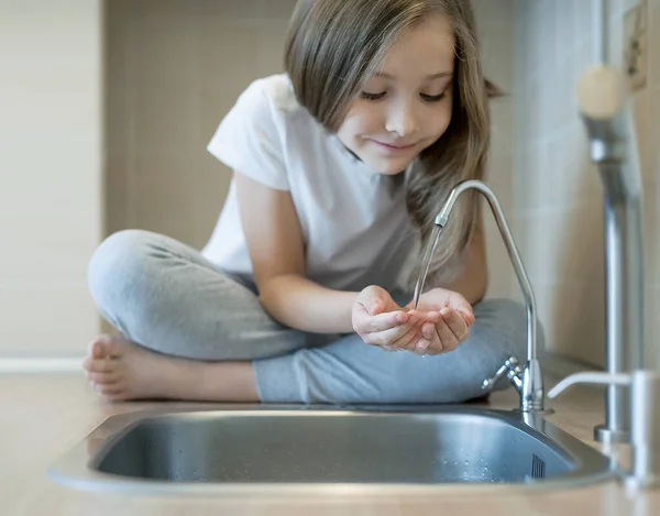 Girl drinking tap water Stock Photos, Royalty Free Girl drinking tap water Images | Depositphotos