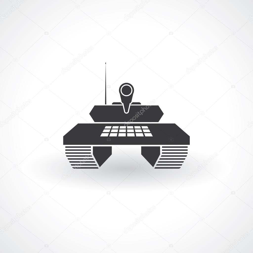 Tank icon front Stock Vector by ©Vilisov 119938152