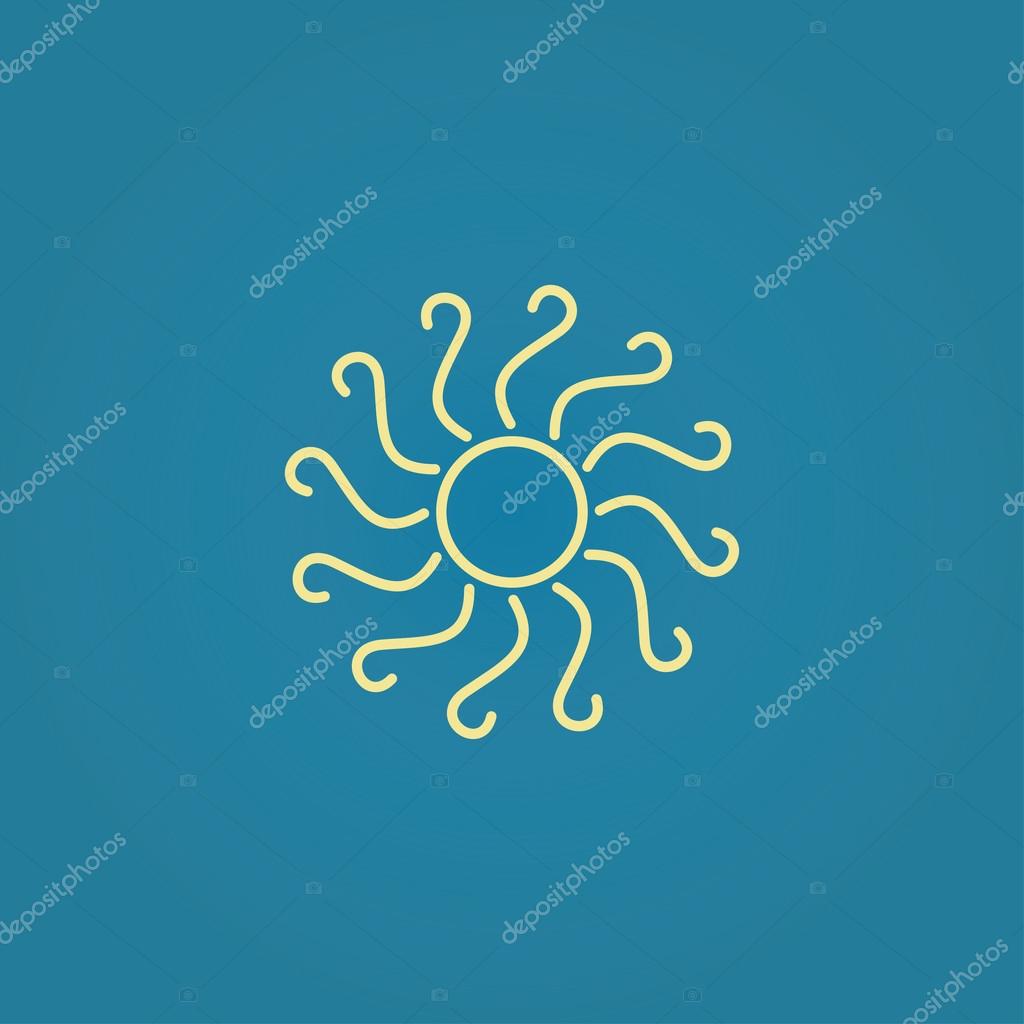 Sun Symbol Stock Vector By ©vilisov 53329093
