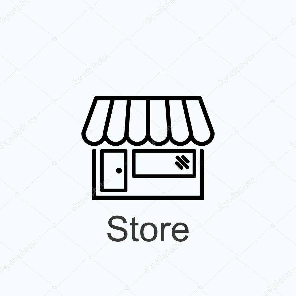 Store icon Stock Vector Image by ©Vilisov #74288531