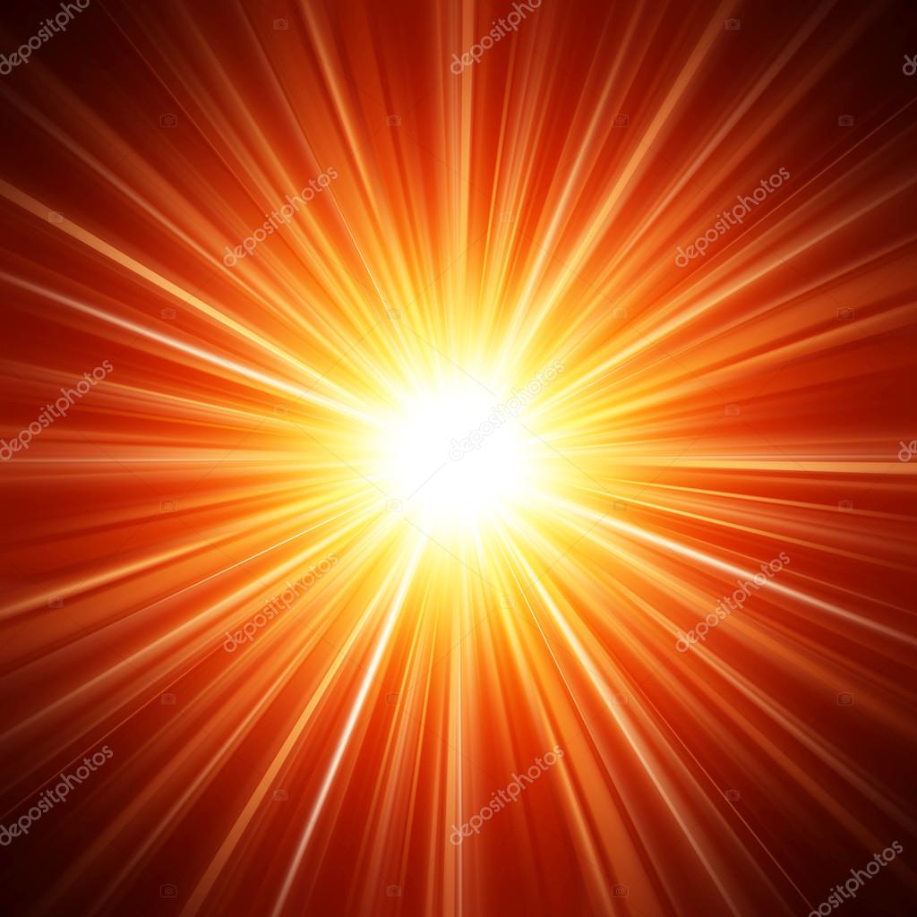 Bright white flash on a orange background. Stock Photo by ...