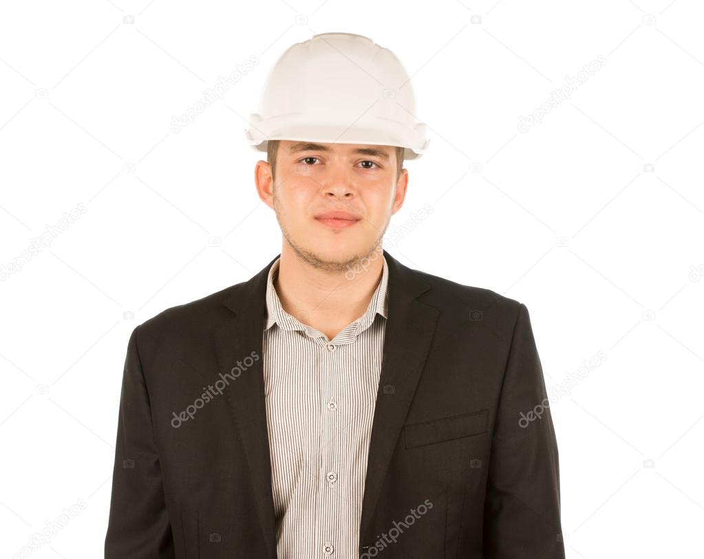 Half body picture man | Half Body Young Male Engineer Portrait — Stock ...