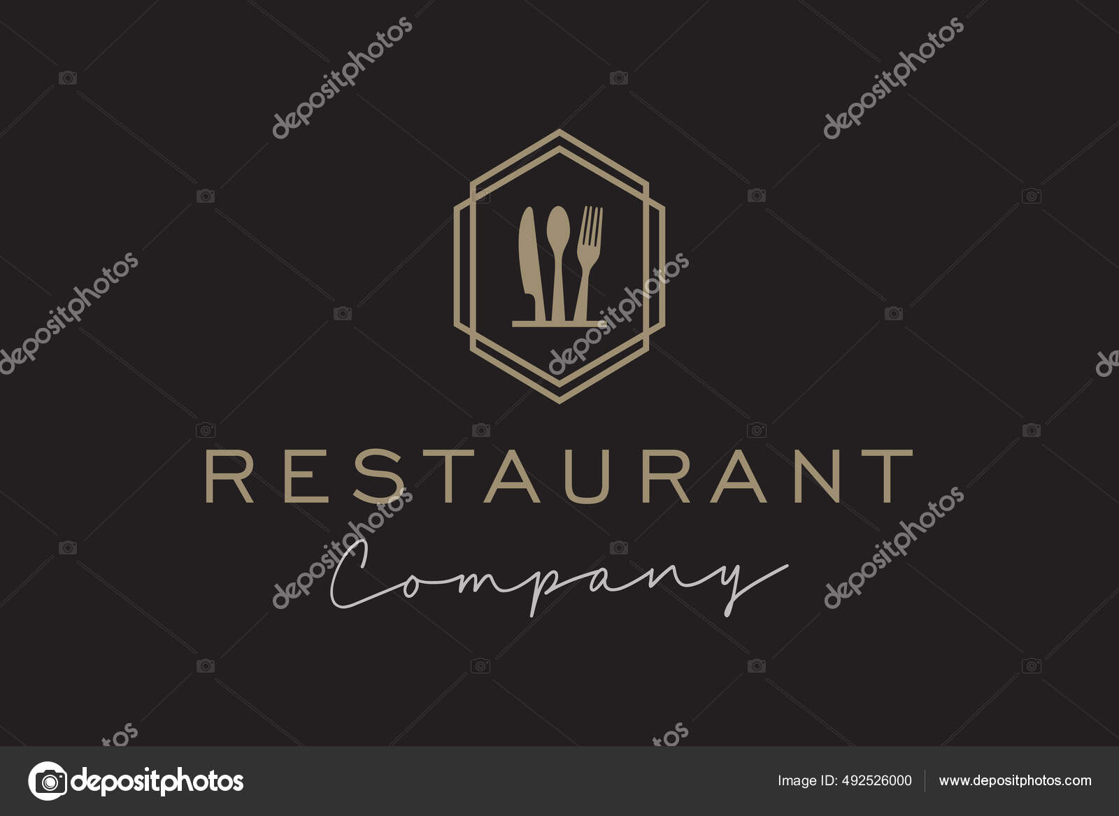 Restaurant Logo Design Premium Vector Stock Vector Image by ©byemalkan ...