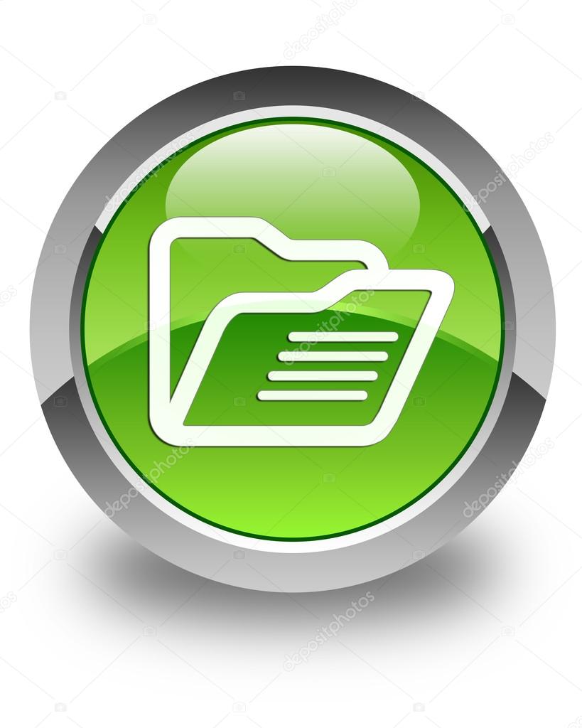 Folder icon glossy green round button — Stock Photo © FR_Design #54663399 Folder icon glossy green round button — Stock Photo © FR_Design #54663399