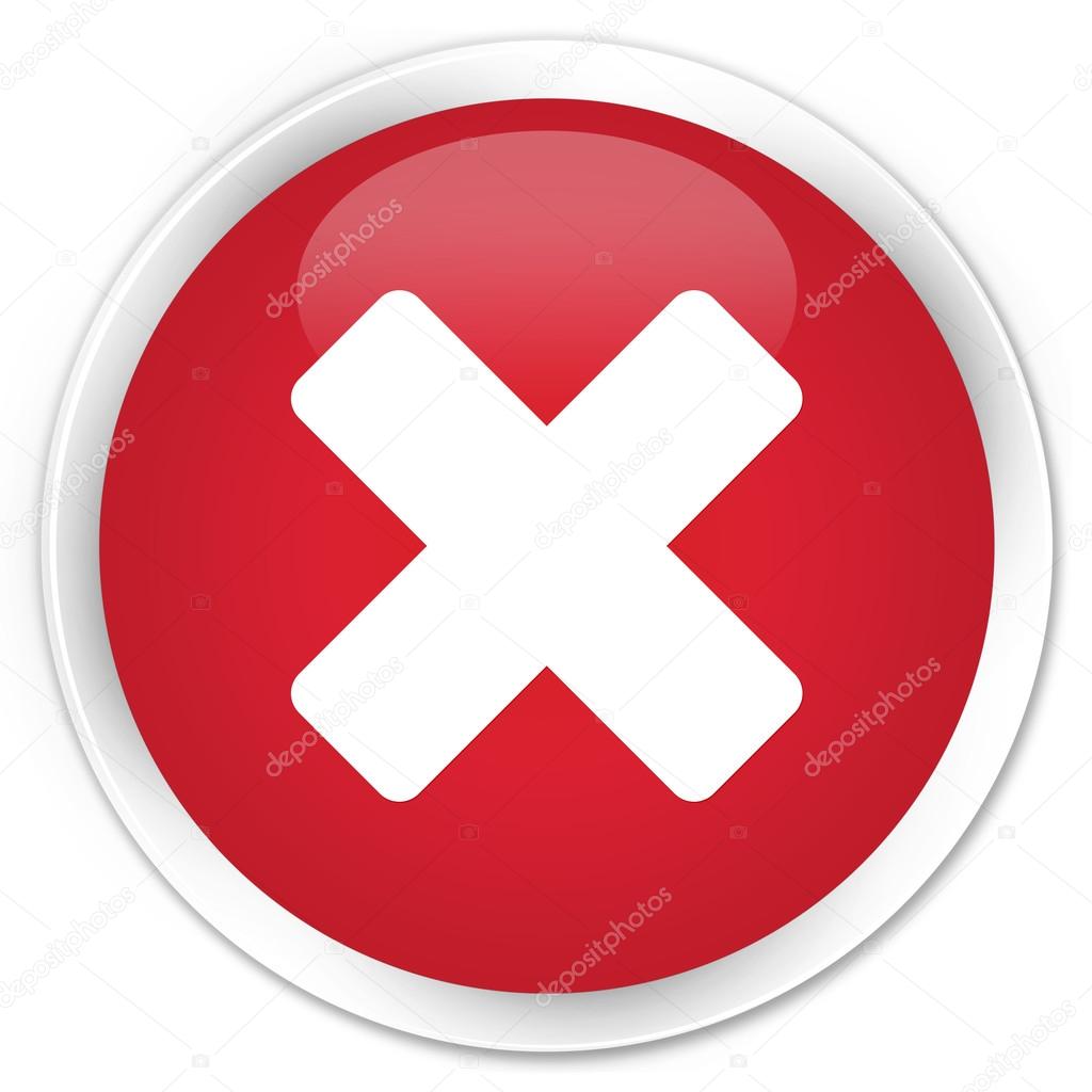 Cancel Button Icon Cancel Button Icon. Delet Button Stock Vector