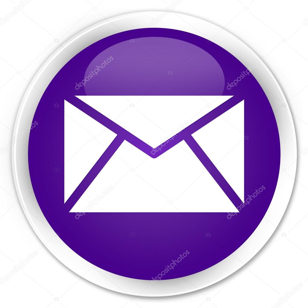 Email icon purple button — Stock Photo © FR_Design #56620287