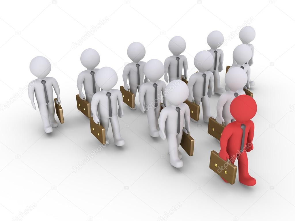 Empresario es dirigir a otros — Foto de stock © 6kor3dos #96991232