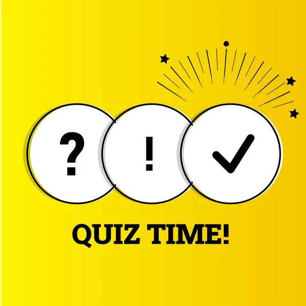 Quiz Time Clipart