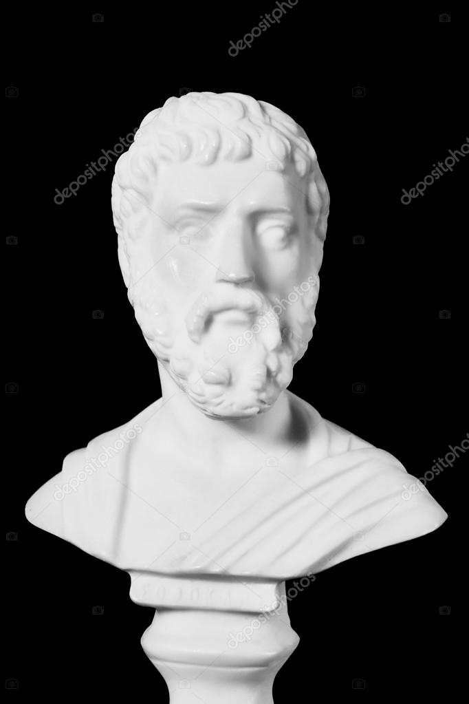 Sophocles (496 BC - 406 BC) was an ancient Greek tragedians — Stock ...