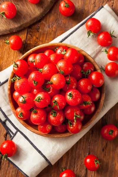Raw Organic Red Cherry Tomatoes - Stock Image - Everypixel