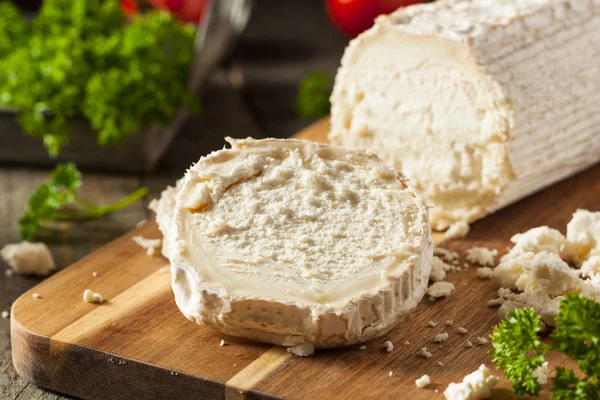 Raw White Organic Goat Cheese — Stock Photo © bhofack2 #118014100