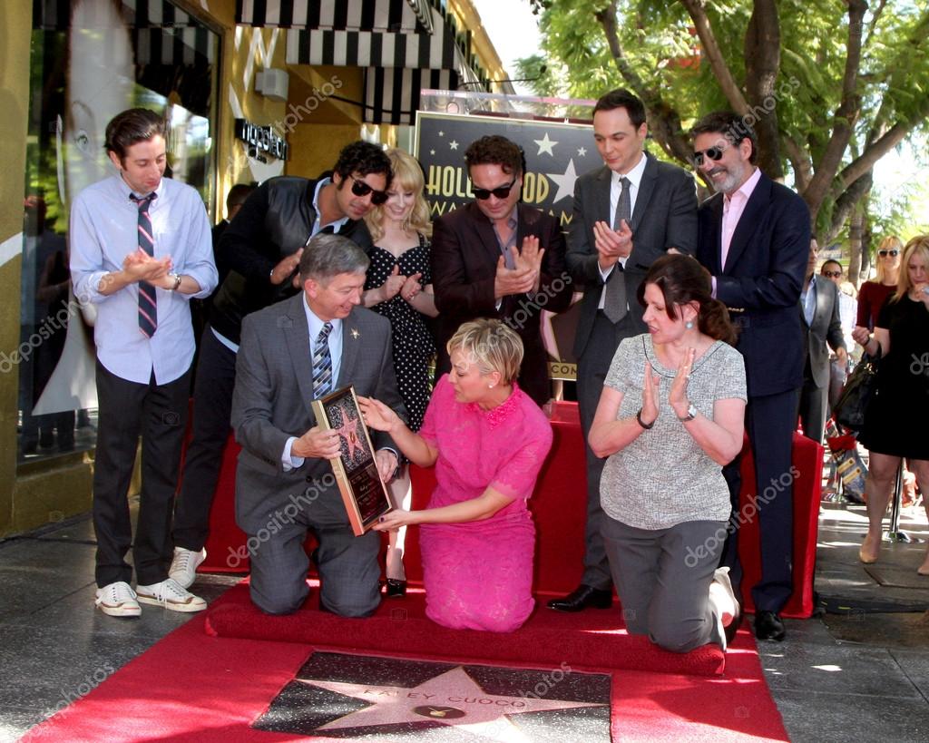 Leron Gubler, Chamber officials, Chuck Lorre, Simon Helberg, Melissa ...