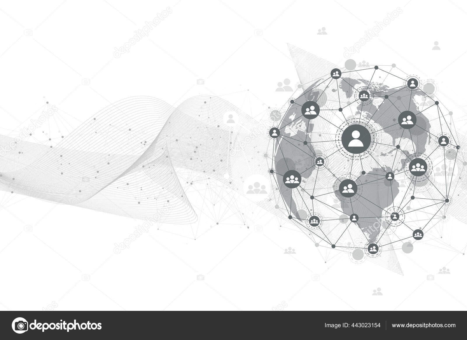 Internet connection background, abstract sense of science and ...