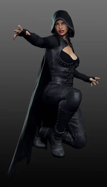 Hooded Female Assassin