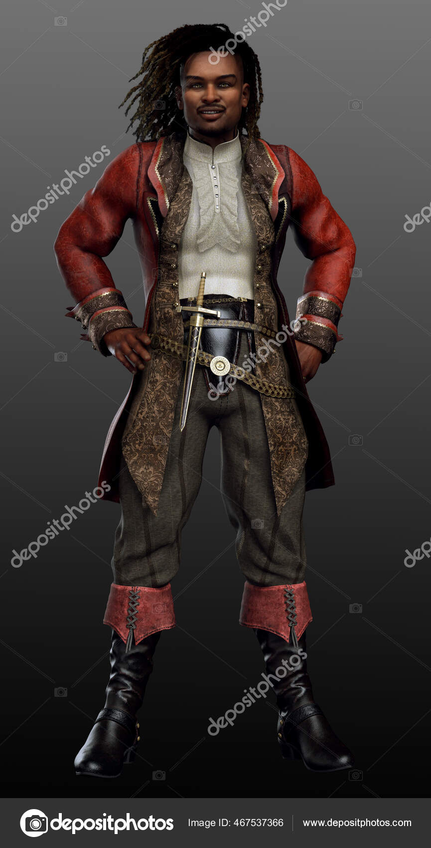 Steampunk Female Pirate