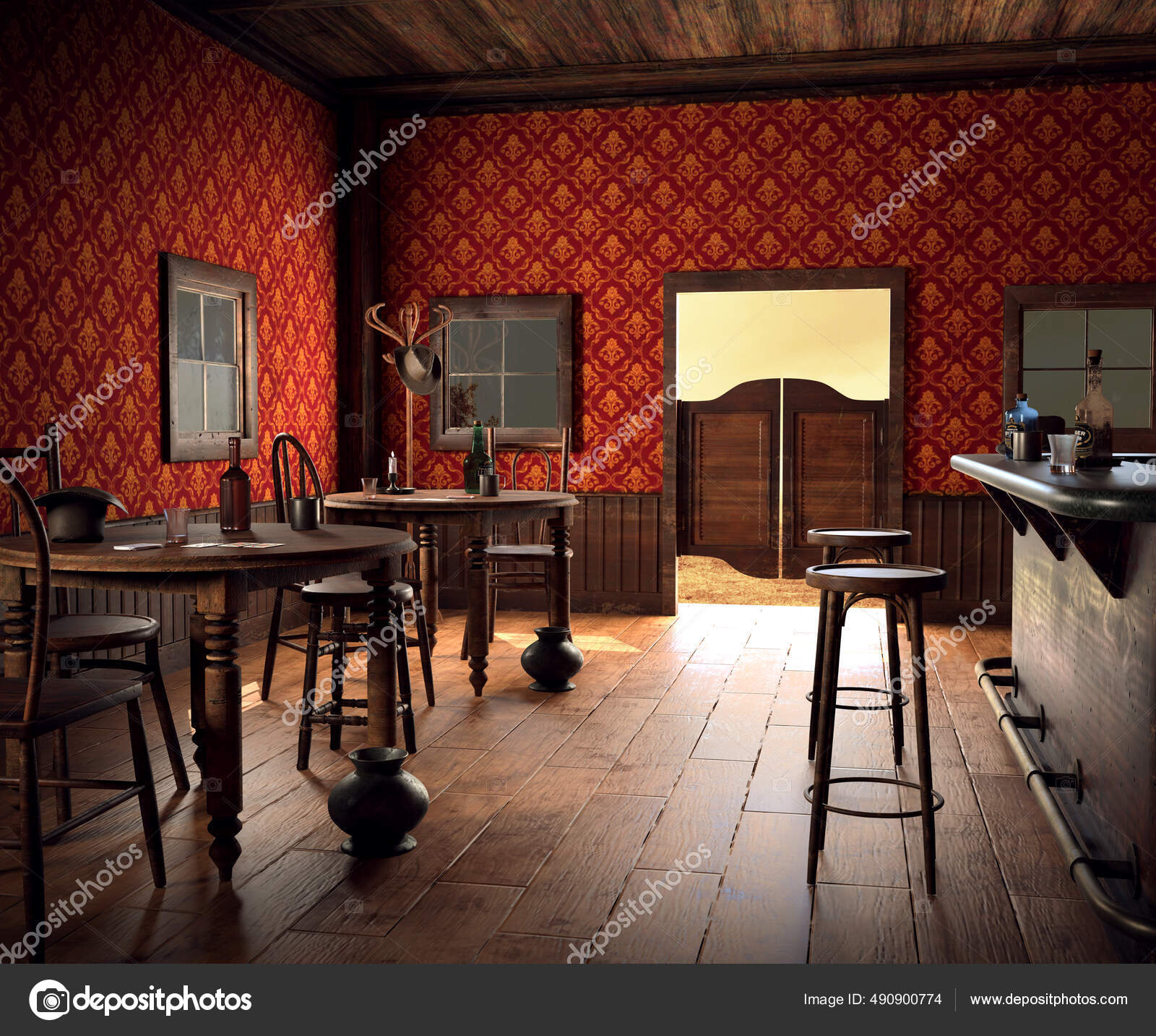 Old West Saloon Interior Old West Saloon Interior
