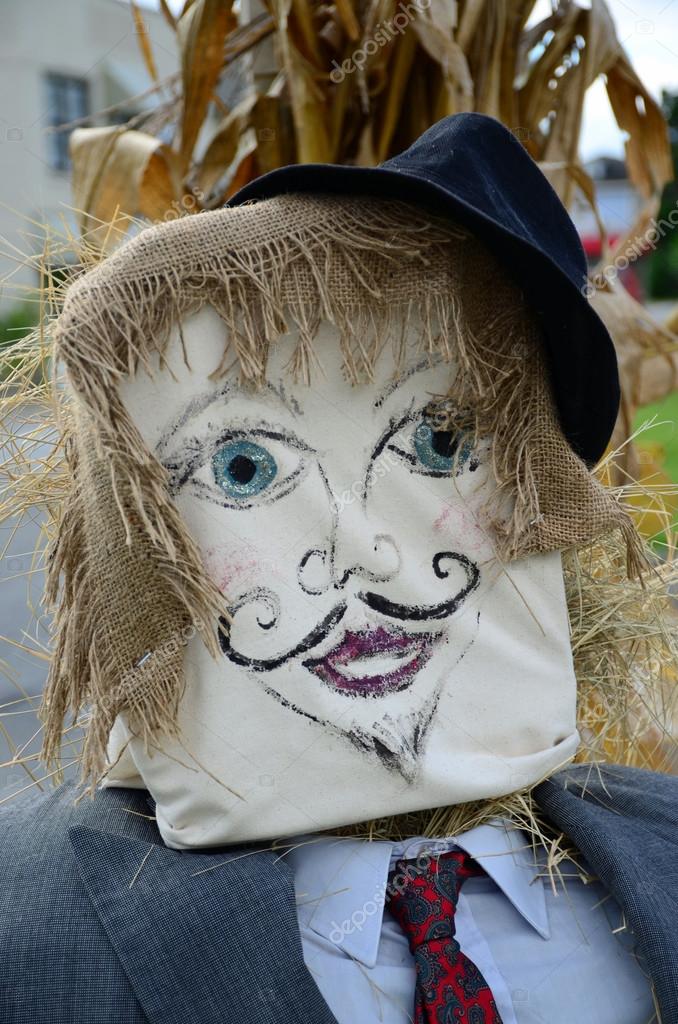 Business Man Scarecrow — Stock Photo © DeBuskPhoto #86468218