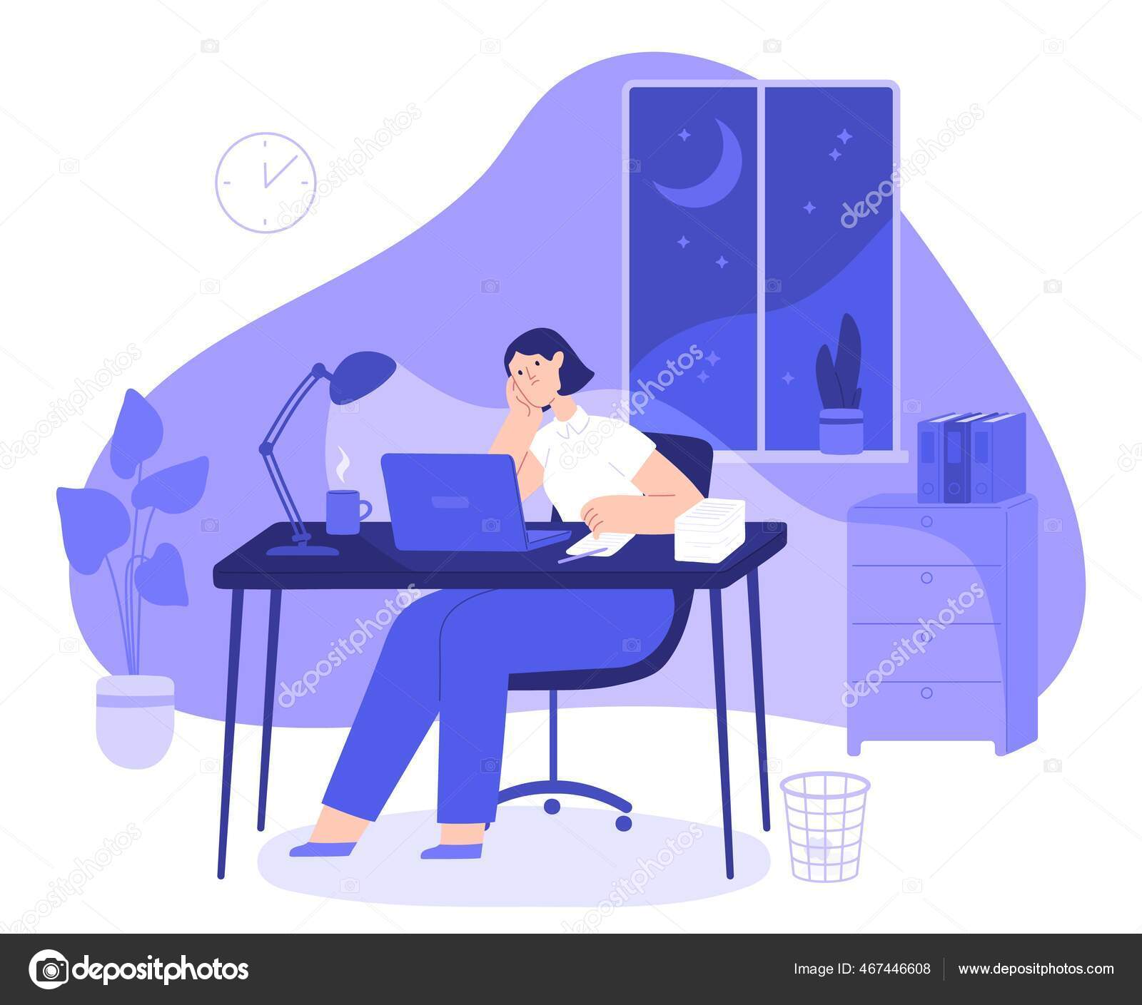 Frustrated Computer User Clipart