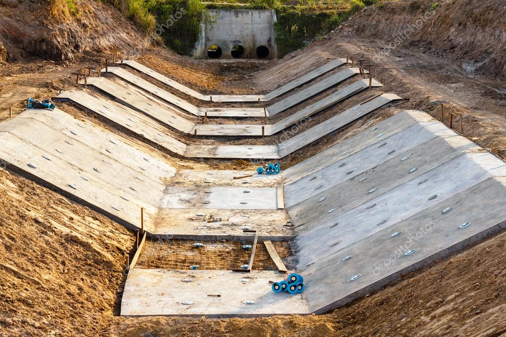 Stacked concrete drainage Stock Photo by ©bannerwega 71738753