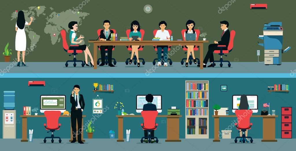 Animated Office Workers