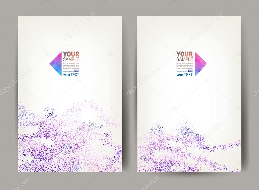 Two elegant banners with light purple Stock Vector by ©antart 99889306