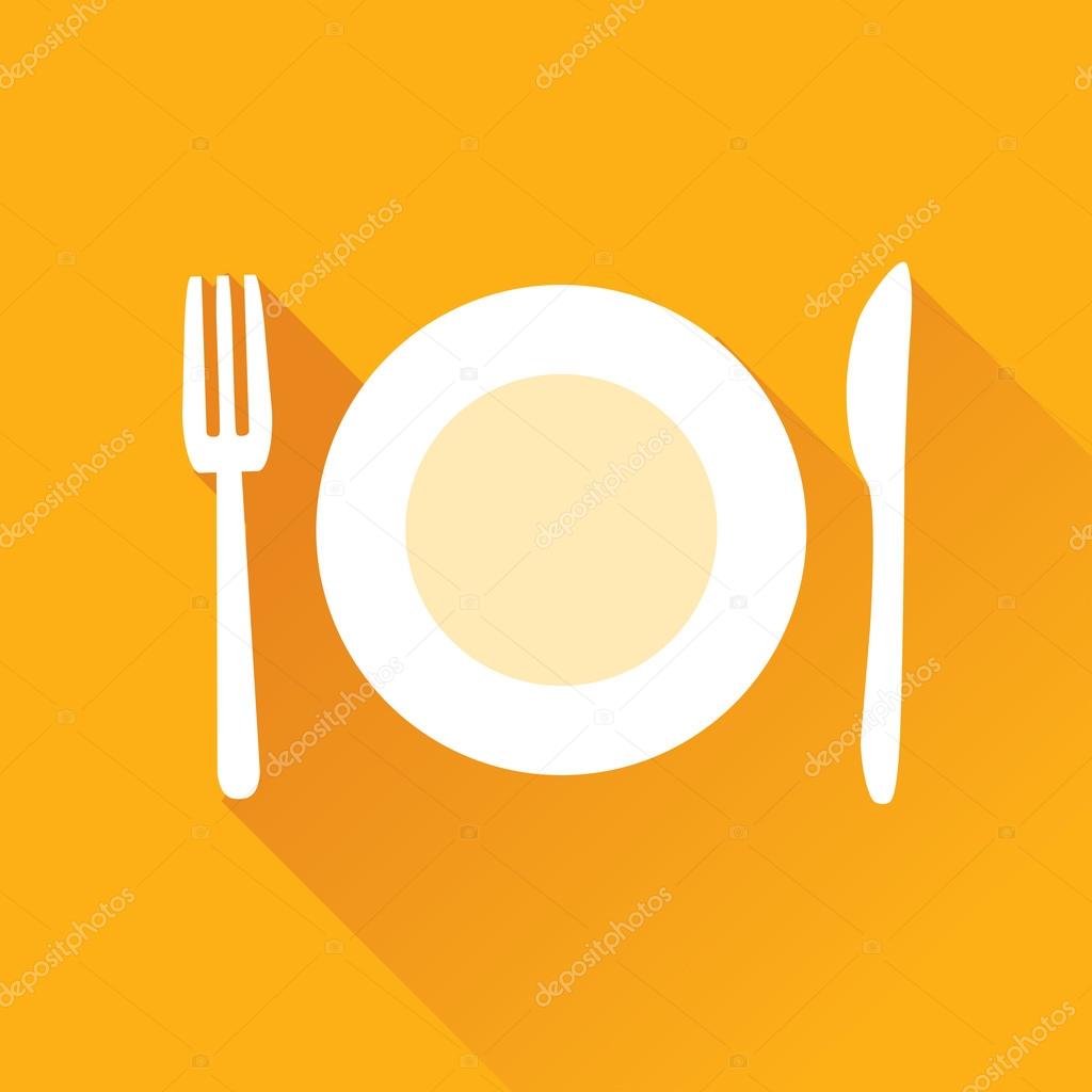 Restaurant Flat Icon Stock Vector Image by ©airdone #68766347
