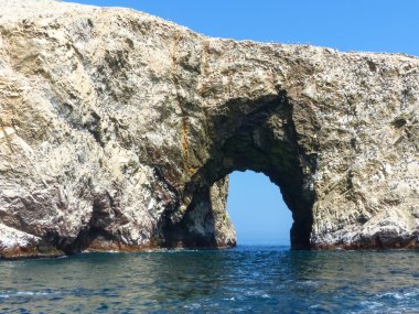 Natural arch and the grotto at Cala Antena, Majorca, Spain Stock Photo ...