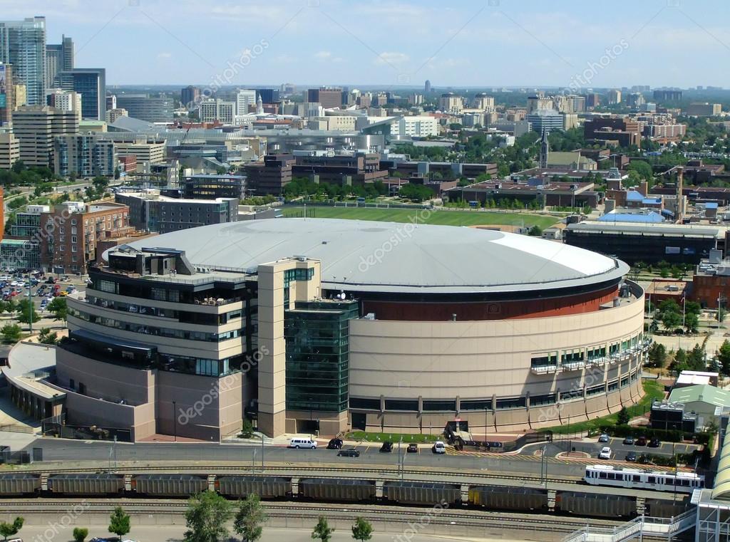 Pepsi Center Arena in Denver, Colorado. — Stock Photo © DonyaNedomam ...