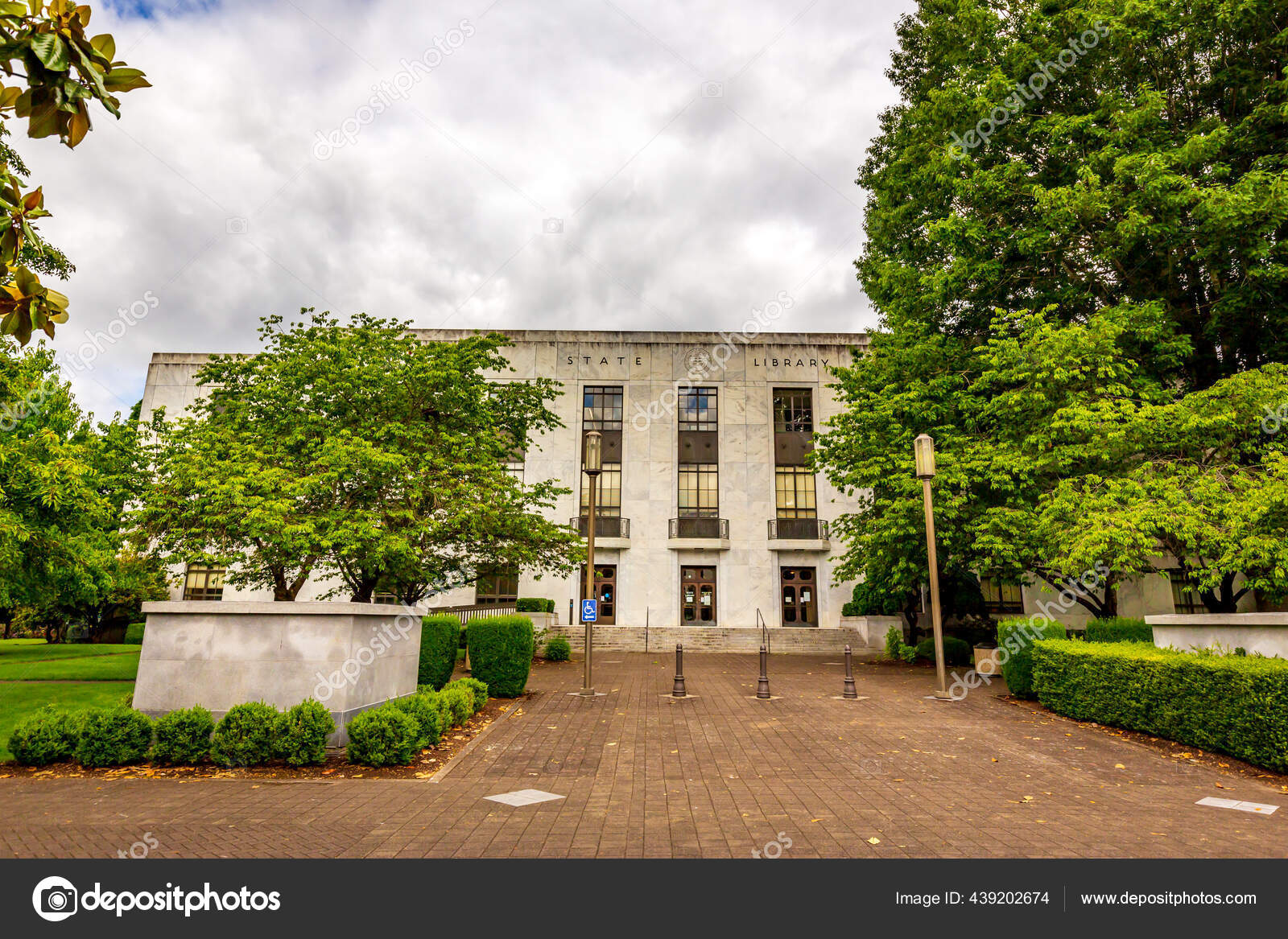 Oregon State Library Building Oregon Capitol Mall Salem — Stock ...