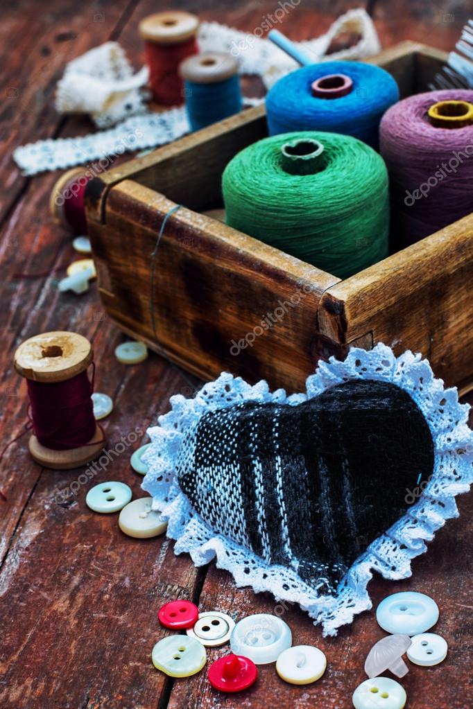Threads of different types,colors and lengths Stock Photo by ©Nikolay ...