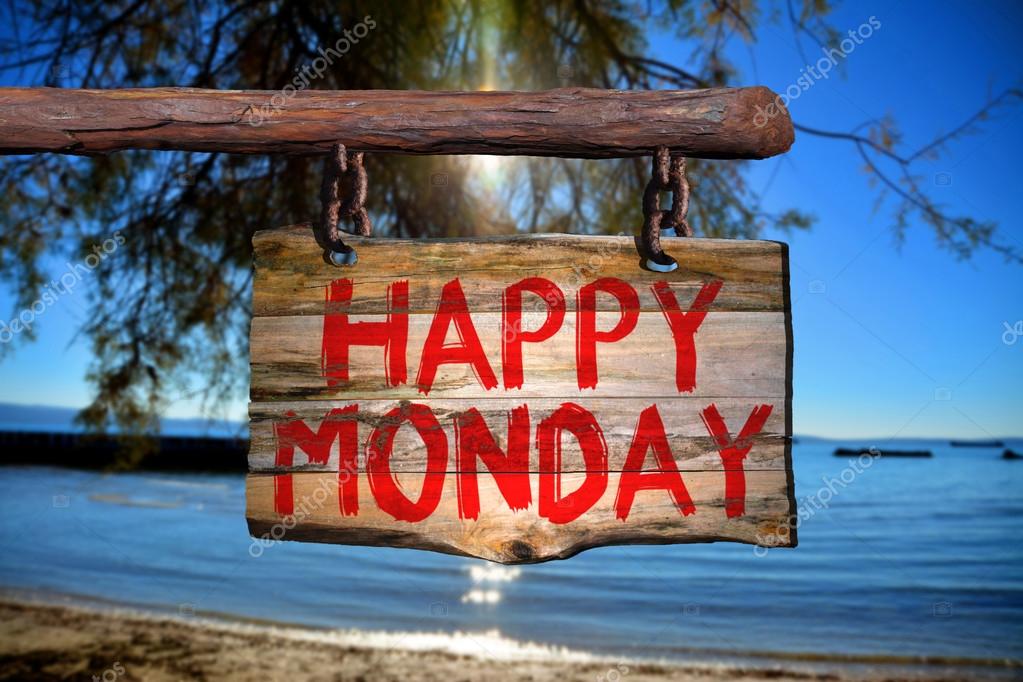 Feliz lunes signo frase motivacional — Foto de stock #94216062 © leont