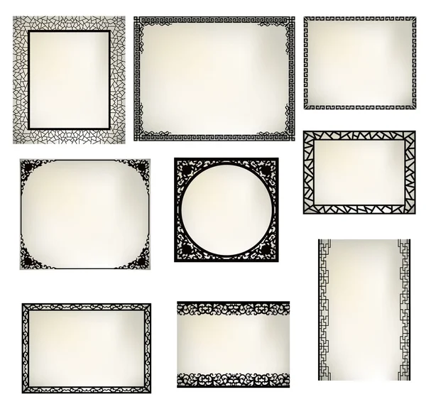 Asian frame Vector Art Stock Images | Depositphotos