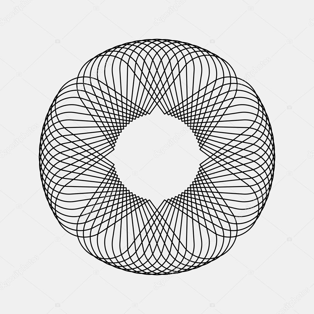 Black Abstract Fractal Shape — Stock Vector © molaruso #111439536