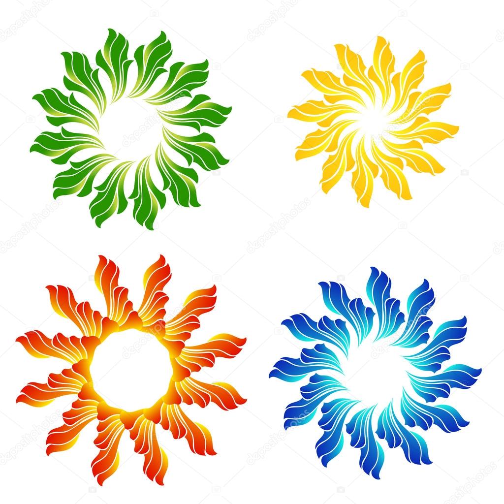 Round design elements Stock Vector by ©tatus 54780329